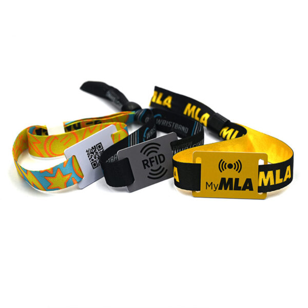 Custom Fabric RFID Wristband No. 1- 350mm - Card Cube RFID Group