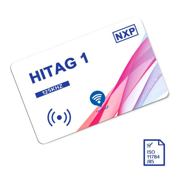 Custom RFID Card NXP HITAG® 1 LF 125kHz Card - Card Cube RFID Group