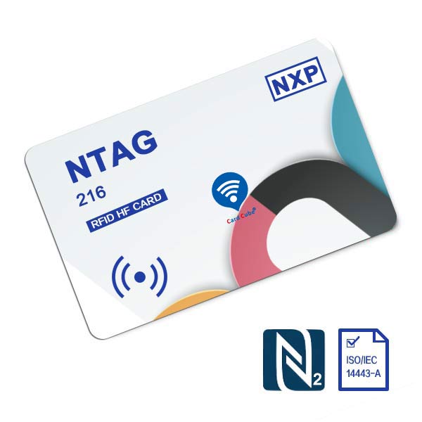 Custom NXP NTAG®216 NFC Card | NFC Type 2 - Card Cube RFID Group