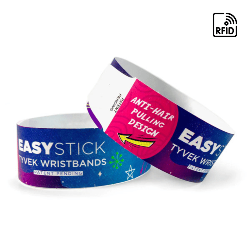 Custom Disposable RFID Paper Wristband Full Color Printing - Card Cube ...