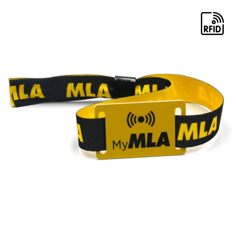 Custom Fabric RFID Wristband No. 1- 350mm - Card Cube RFID Group