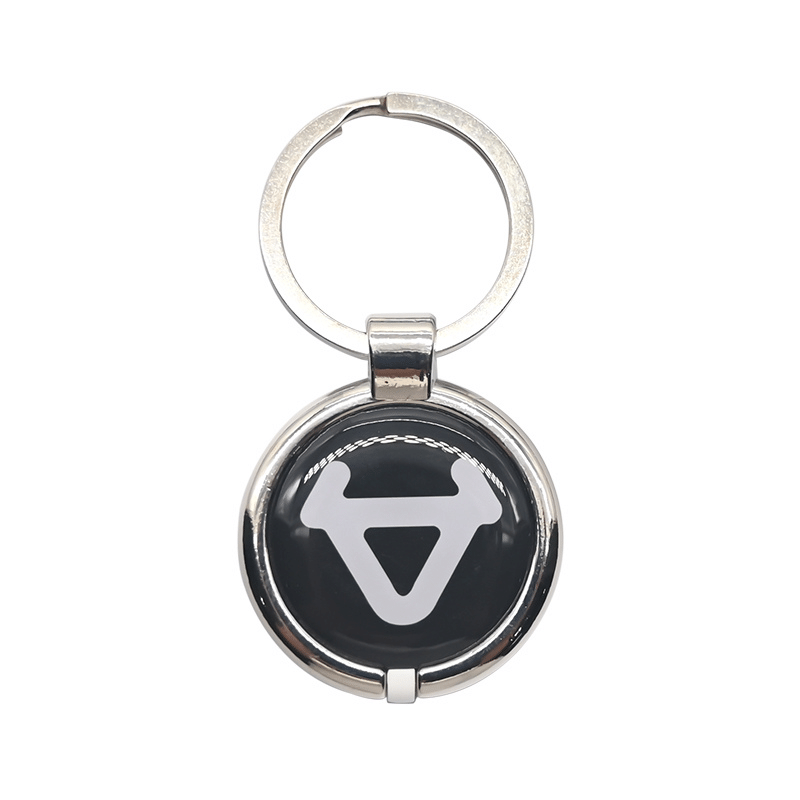Custom RFID Epoxy Round Tag Key Tag with Metal Frame NO.01 - Card Cube ...