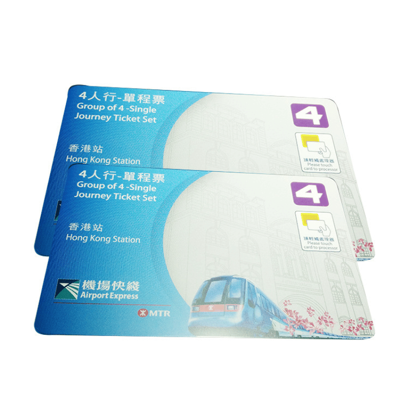 13.56MHz Credit Size Disposable Paper RFID Card for Ticketing - Card ...